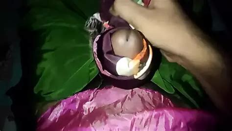 Satin Handjob Dick Head Rub With Satin Silky Maroon Suit Of Nurse 84