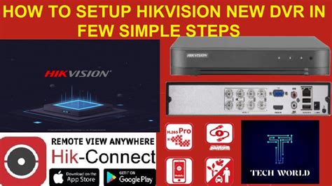 HIKVISION Full HD DVR ll complete Basic setup & mobile App Configuration ll Part-3 - YouTube
