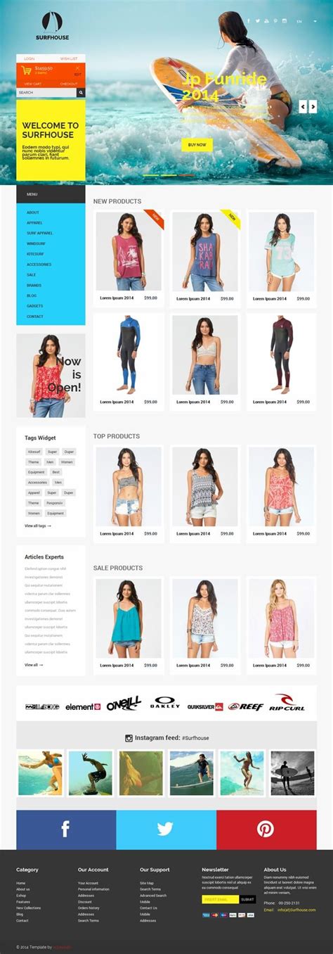 Free Template Ecommerce With Responsive Design