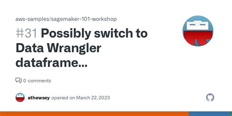 Possibly Switch To Data Wrangler Dataframe Visualization · Issue 31
