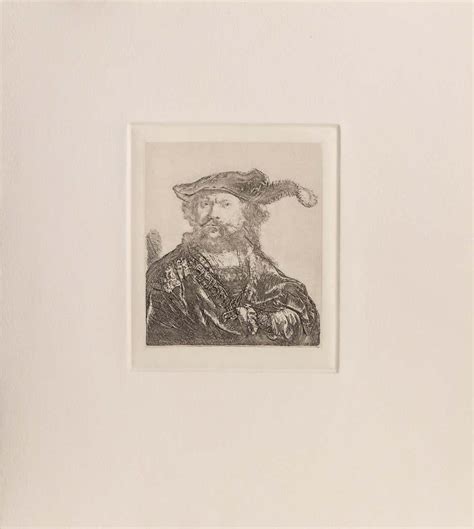 Rembrandt Self Portrait Etching 145 For Sale On 1stdibs Rembrandt