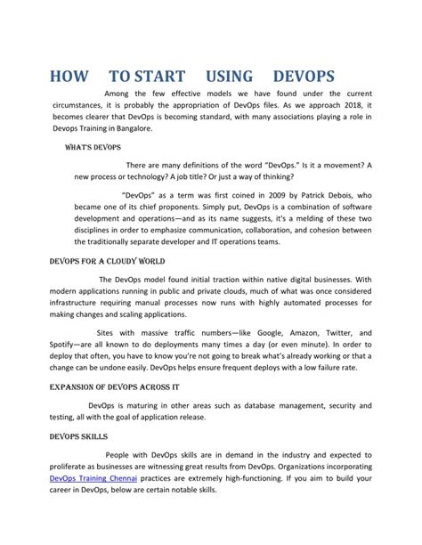 PPT Devops The Beginers PowerPoint Presentation Free Download ID 7726534