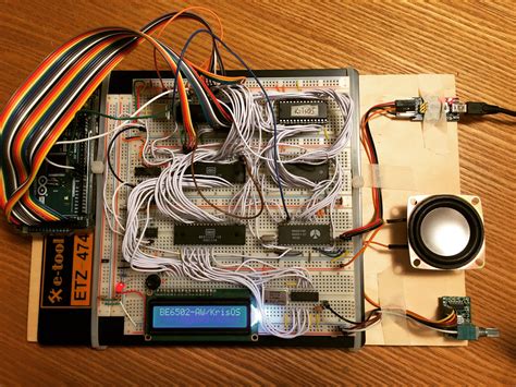My Be6502 Breadboard Computer Powered By Krisos R Beneater