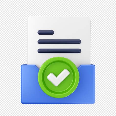 Premium Psd 3d Folder File Data Icon Illustration