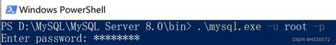 Mysql的启动与连接powershell启动mysql Csdn博客