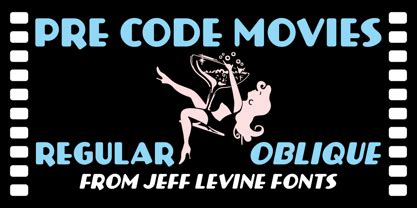 Pre Code Movies Jnl Font Webfont And Desktop Myfonts