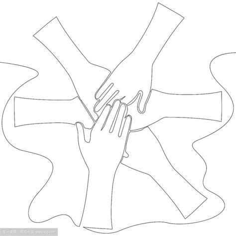 象征团队团结的简笔画（漂亮10张）简笔画图片大全