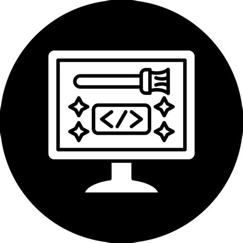 Clean Code Vector Icon Style 22627671 Vector Art At Vecteezy