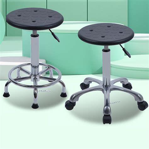 Comnenir Laboratory Pu Lifting Anti Static Round Stool Comnenir