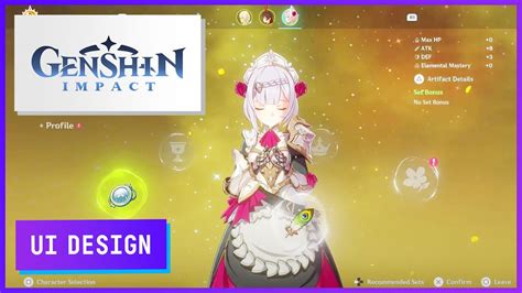 📐 Game Ui Design Genshin Impact Ui 2020 Youtube