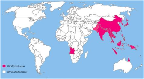 Geographical Distribution Of Japanese Encephalitis Reproduced With