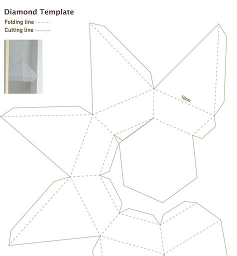 Free Printable 3d Diamond Template Free Printables