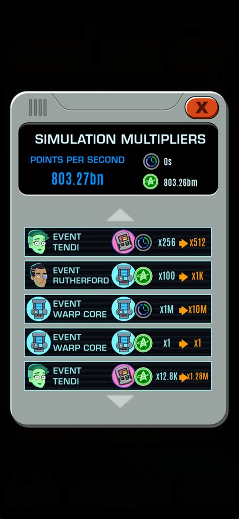 Warp Mutiplier Does Nothing At Higher Levels In Game Despite Claimed X10 Multiplier R