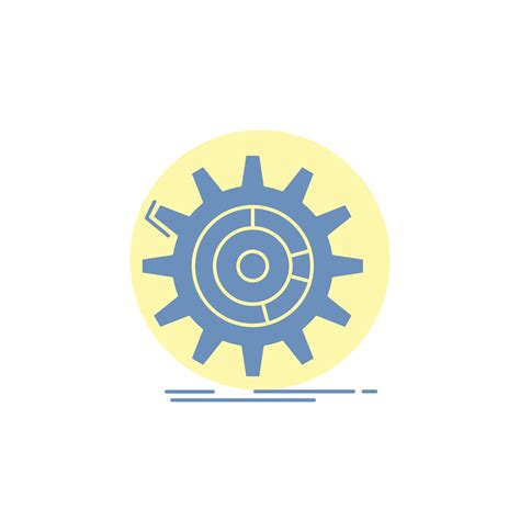Setting Data Management Process Progress Glyph Icon 13032249