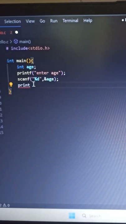 Write A Program To Check Age In C Language Coading Codewithamarjit