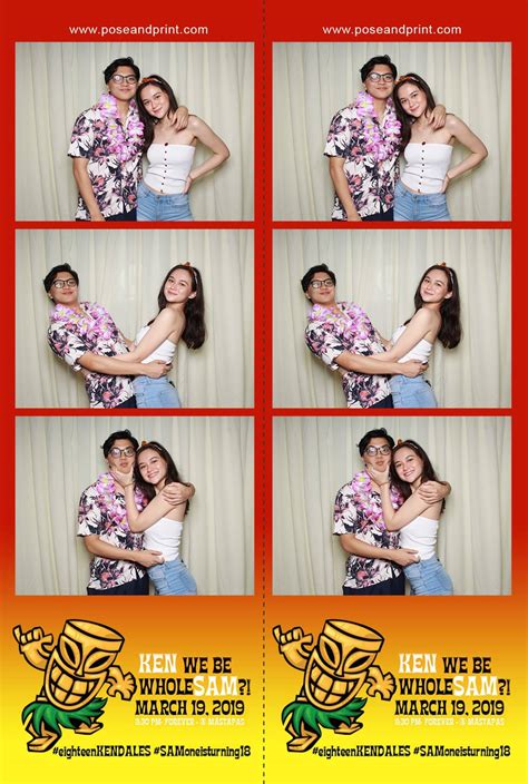 Sams 18th Birthday Pose And Print Photobooth Philippines