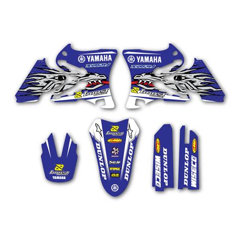 Yamaha Of Troy Graphics Kit Yz125 Yz250 2002 2013 21mil Heavy Duty