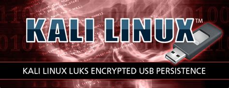 Kali Encrypted USB Persistence