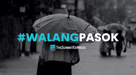 Walangpasok Class Suspensions On Tuesday September 27 2022