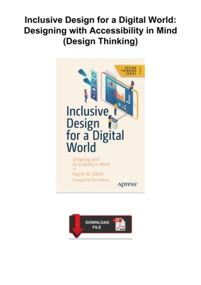 pdf read inclusive design for a digital world designing with accessibility in mind design