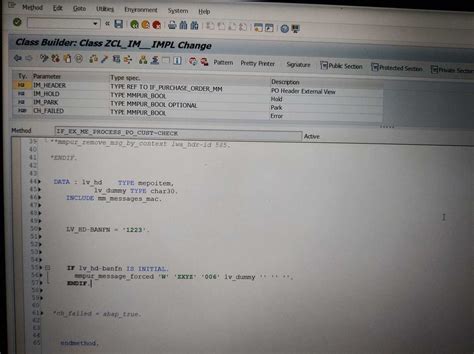 Me22n Purchase Order Validation Not Triggering In Sap Community