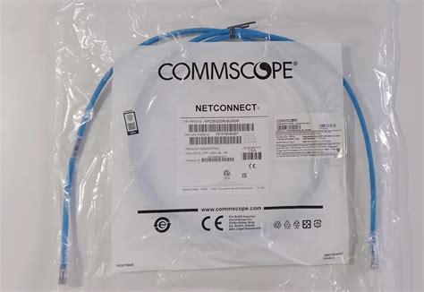 Commscope Netconnect Amp Cat6 2mtr Patch Cord Lszh Blue At ₹ 185 Piece In Mumbai