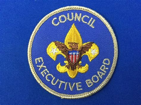 Boy Scout Council Executive Board Adult Position Patch Etsy Canada