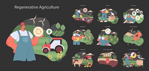 Regenerative Agriculture Set 41169132 Vector Art At Vecteezy
