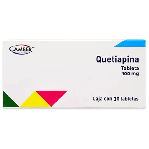 Quetiapina 100 Mg Caja Con 30 Tabletas Farmacia Sanorim