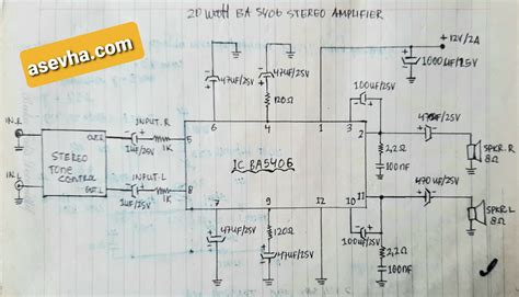 Ba5406 Amplifier Circuit Diagram At Kiara Corlis Blog