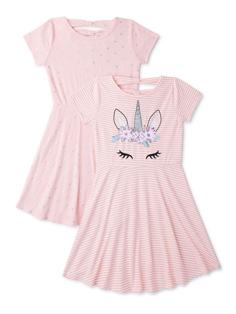 Buy Btween Girls Flip Sequin Dresses With Matching Scrunchie 2 Pack Sizes 4 12 Online In
