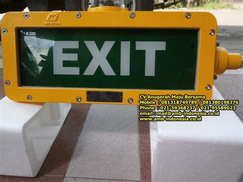 General Explosion Proof Jakarta Jual Lampu Emergency Lamp Exit