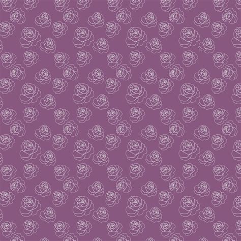 Premium Vector Purple Floral Pattern