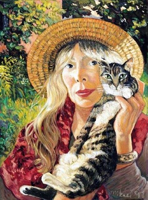 Joni Mitchell Self Portrait Taming The Tiger Album Cover Art 1991