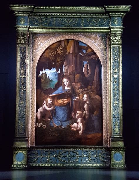 Virgin Of The Rocks National Gallery Da Vinci Reproduction The Virgin