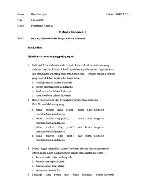 Hana Yusriyah 1303620084 Tugas Mandiri Pdf