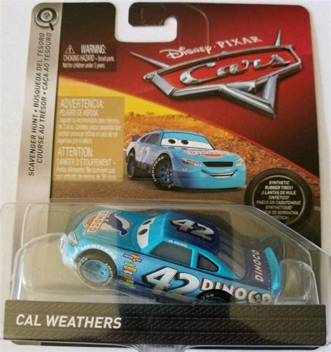 Disney Cars Diecast Scavenger Hunt Cal Weathers With Rubber Tires