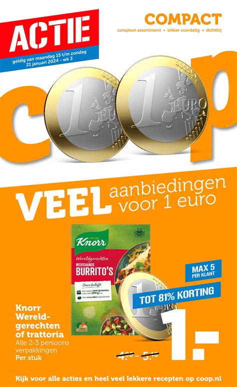 Coop Supermarkten Coop Supermarkten Compact Folder Week 3 2024 Pagina 1