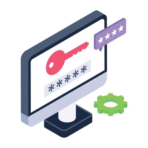 Computer Pass Key 2886960 Vector Art At Vecteezy