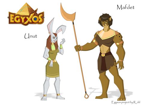 Egyxos Concept Art Mafdet And Unut By R Dd On Deviantart