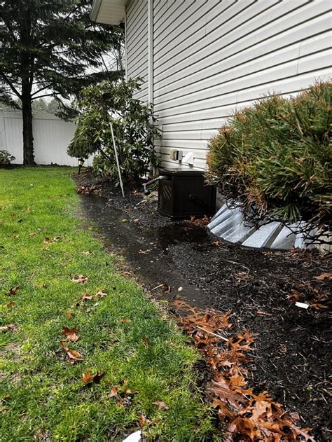 Help Fixing Water Pooling In Flower Bed Leaking Into Basement Rdiy