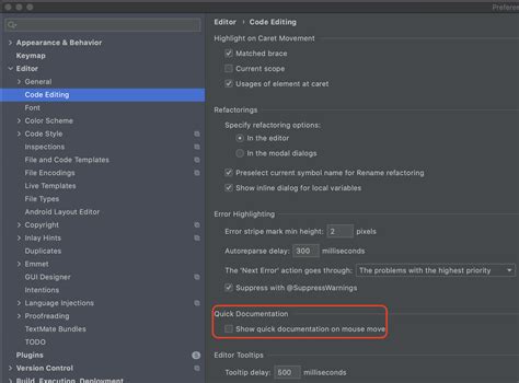 How To Stop Annoying Documentation Popups In IntelliJ IDEA Stack Overflow