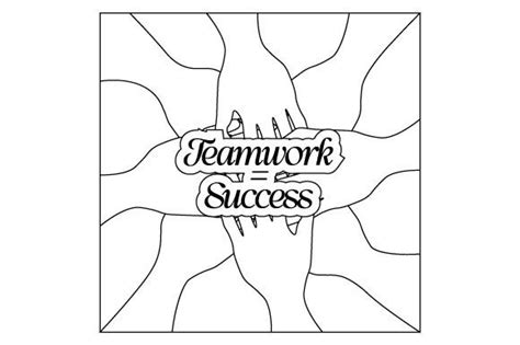 Teamwork Coloring Pages 2025