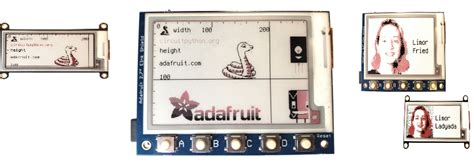 New Guide Quickstart Using Adafruit Einkepaper Displays With Circuitpython Circuitpython