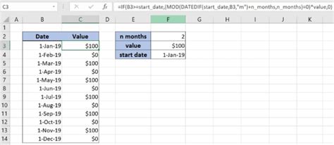 How To Get Fixed Value Every N Months In Excel Excelchat