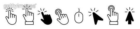 cursor icons clickable cursor icons pointer mouse cursor clicking