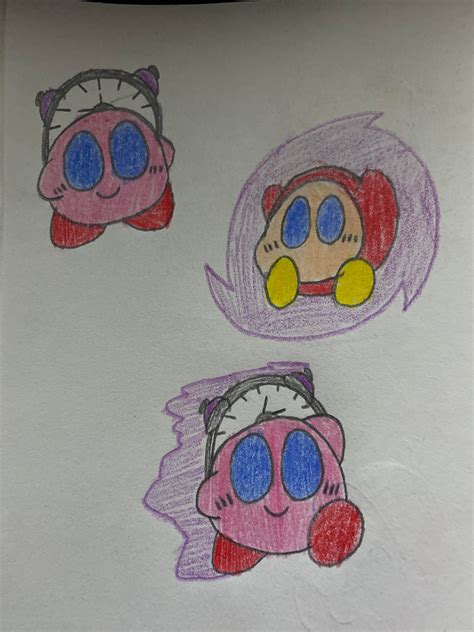 Ability Concept 7 Clock Kirby With The B Button Time Slows For 2 Seconds Making It Easier To