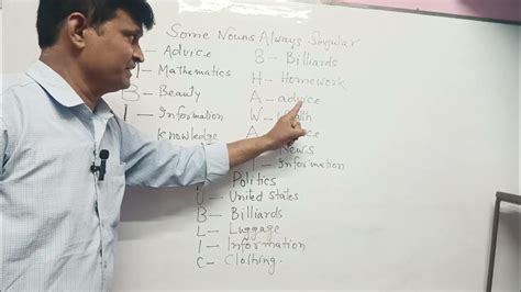 Nouns Always Singularrules Grammar Formula Youtube