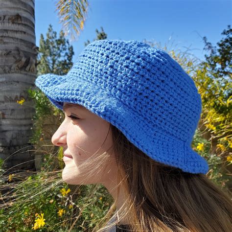 Pattern Crochet Bucket Hat Beginner Friendly Etsy