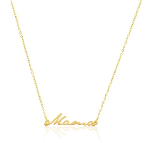 Mama Script Font Necklace Hailey Lynn